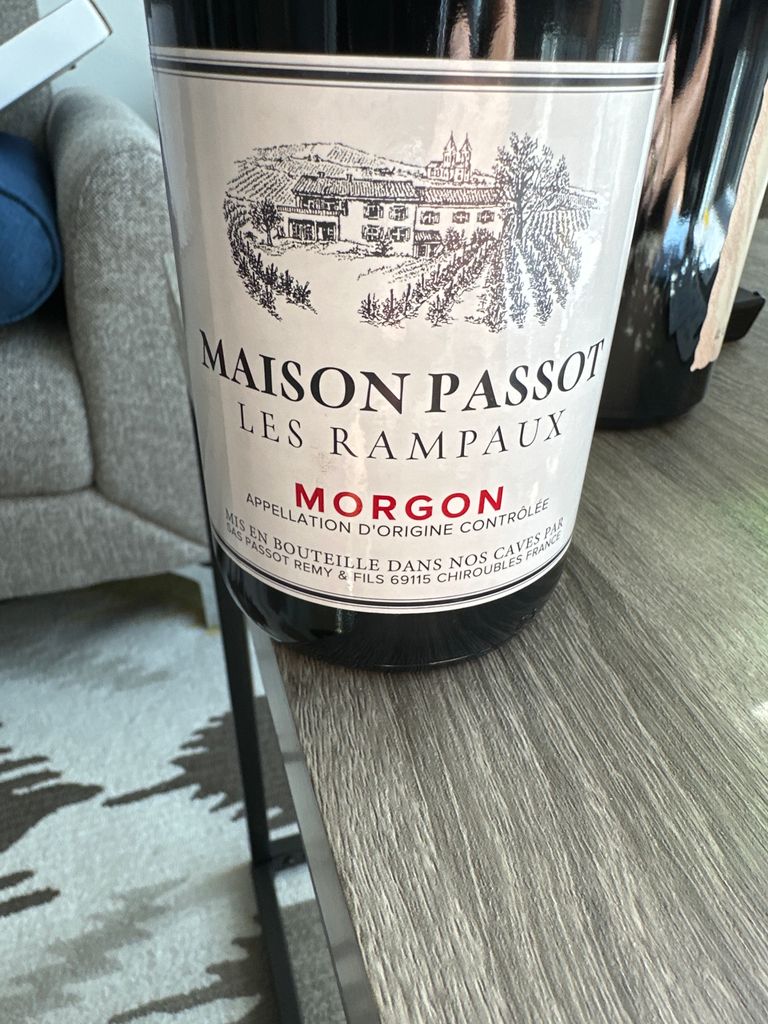 2020 Maison Passot Morgon Les Rampaux, France, Burgundy, Beaujolais ...