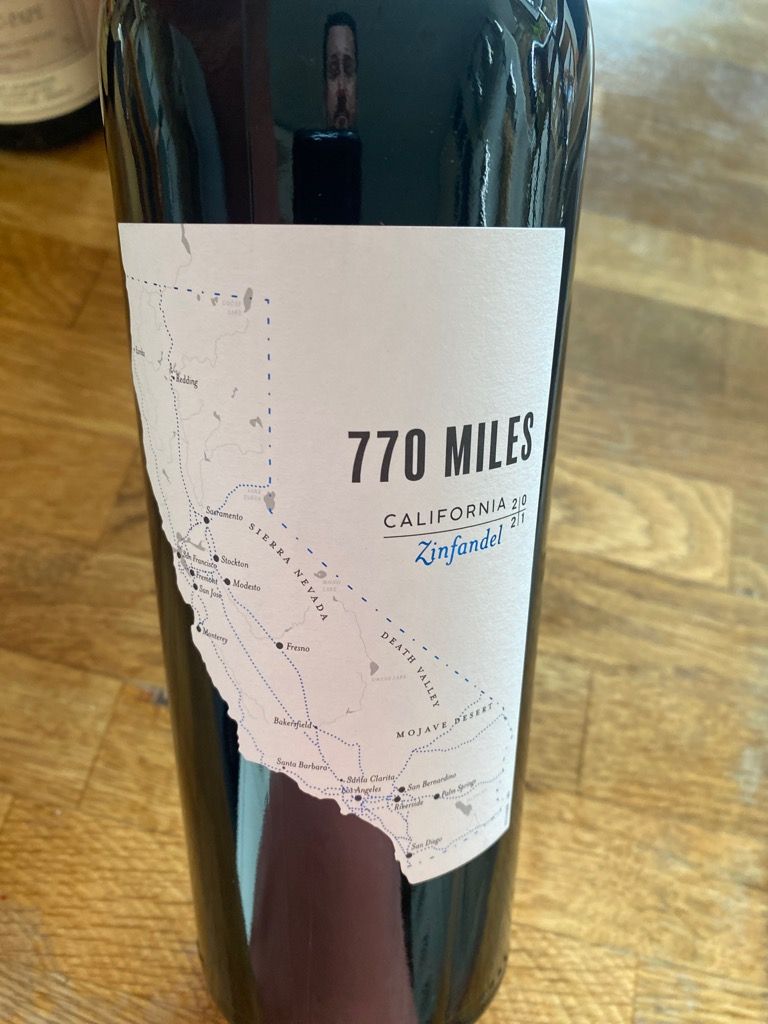 2021 770 miles Zinfandel, USA, California - CellarTracker