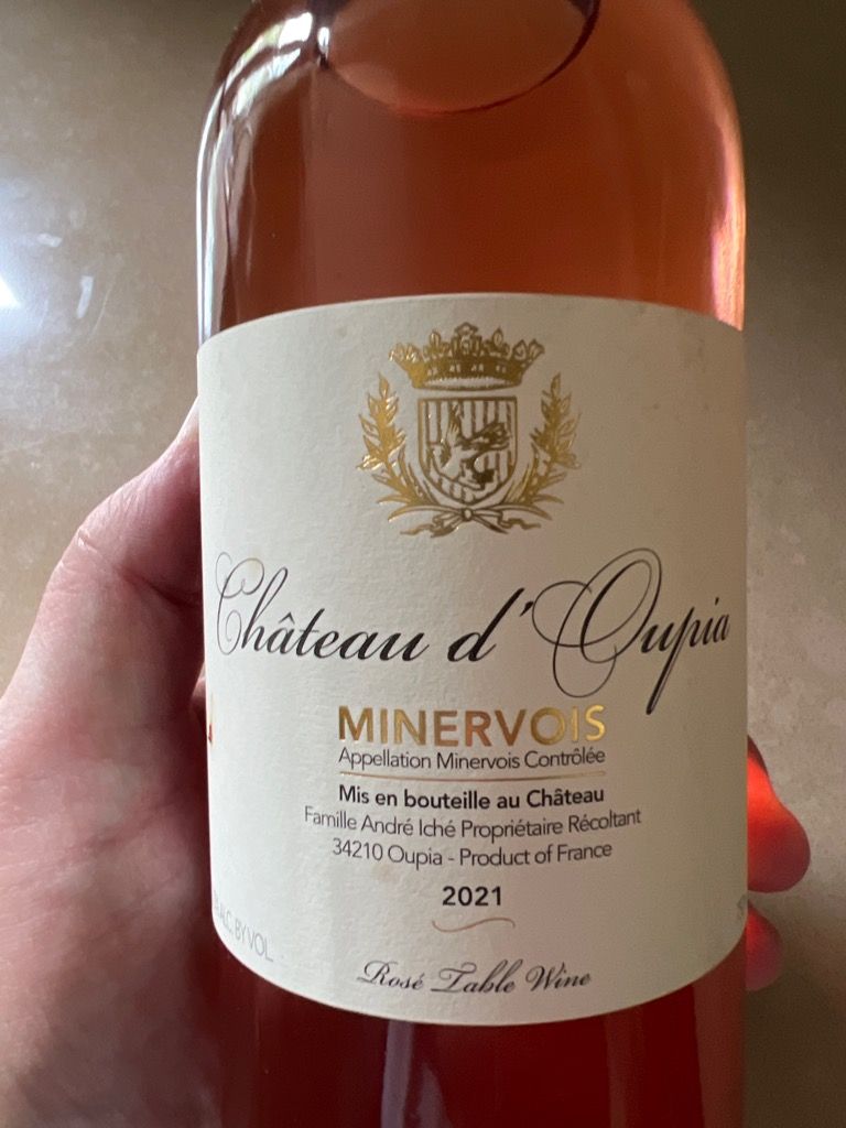 2021 Château d'Oupia Minervois Rosé, France, Languedoc Roussillon ...