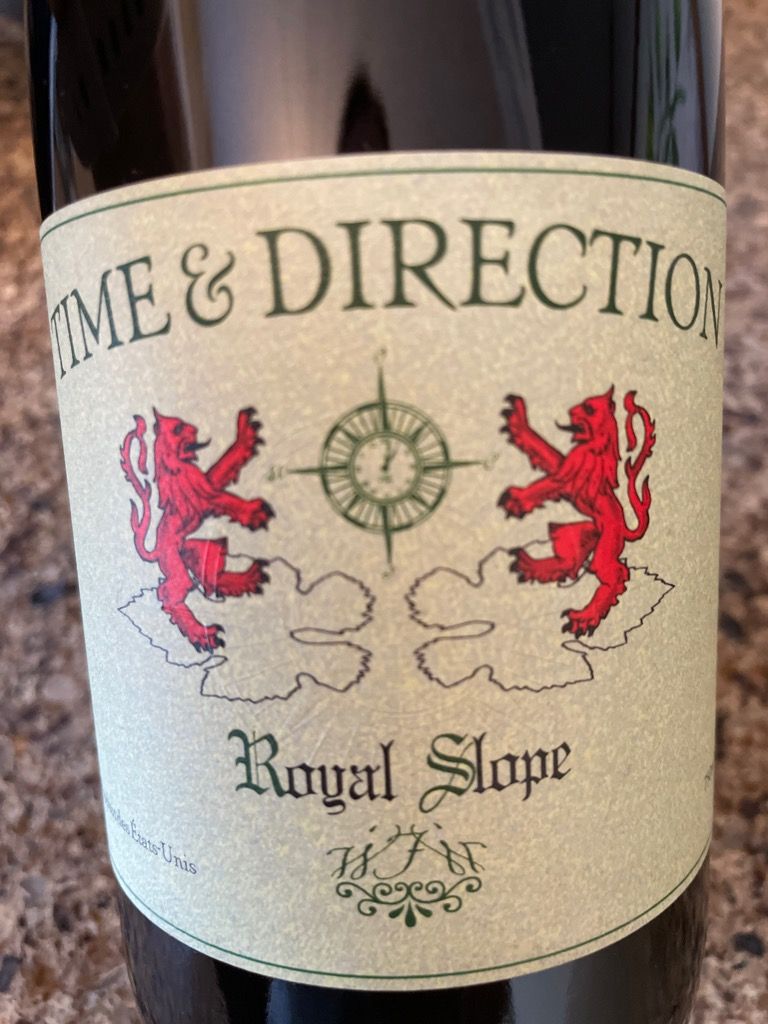 2019 Time & Direction Syrah Solaksen Vineyard, USA, Washington ...