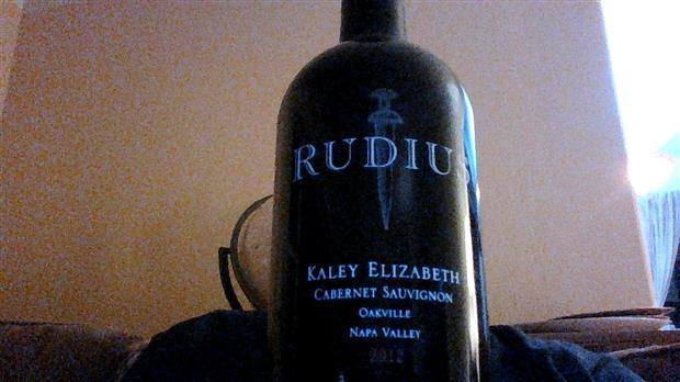 2012 Rudius Cabernet Sauvignon Kaley Elizabeth Oakville, USA ...