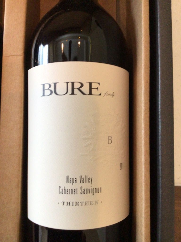 2018 Bure Family Cabernet Sauvignon Thirteen, USA, California, Napa ...