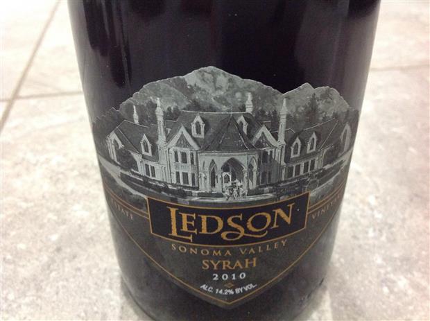2010 Ledson Syrah, USA, California, Sonoma County - CellarTracker