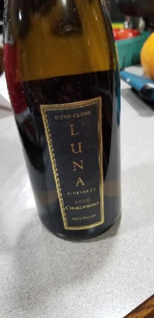 2015 Luna Vineyards Chardonnay, USA, California, Napa Valley ...