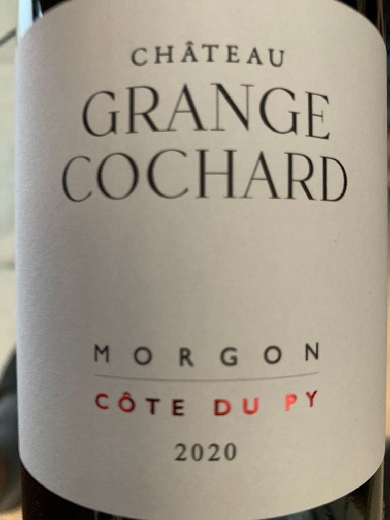 2021 Château Grange Cochard Morgon Côte du Py, France, Burgundy ...
