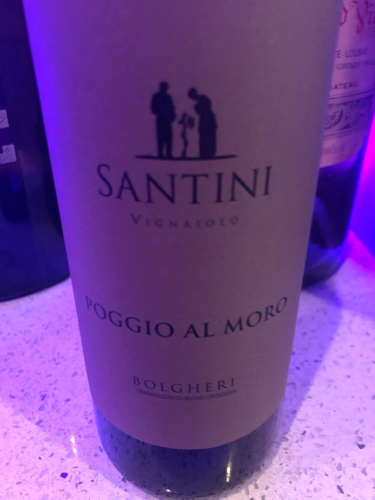 2018 Enrico Santini Bolgheri Poggio Al Moro, Italy, Tuscany, Bolgheri ...