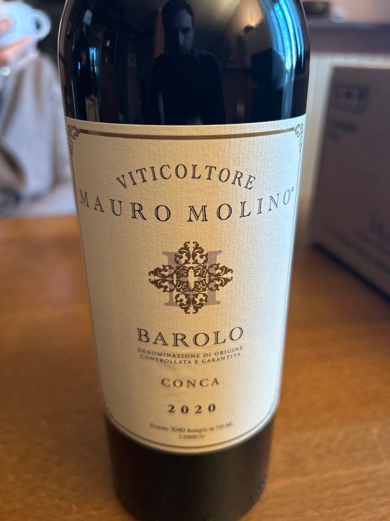 2020 Mauro Molino Barolo Vigna Conca, Italy, Piedmont, Langhe, Barolo ...