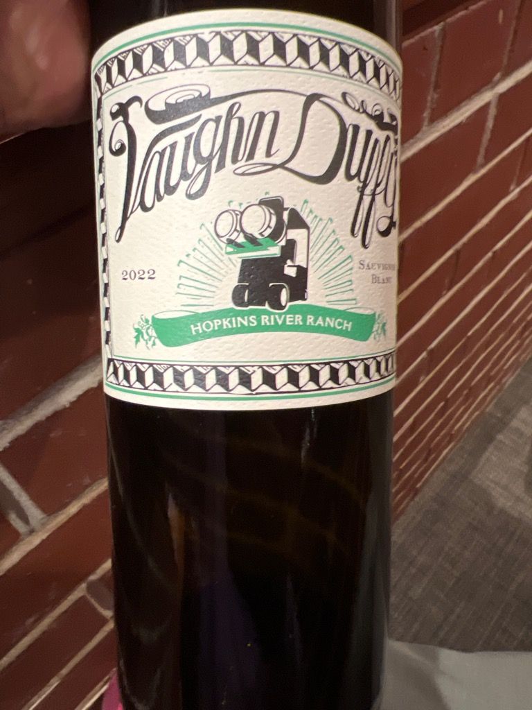 2022 Vaughn Duffy Sauvignon Blanc Hopkins Ranch, USA, California ...