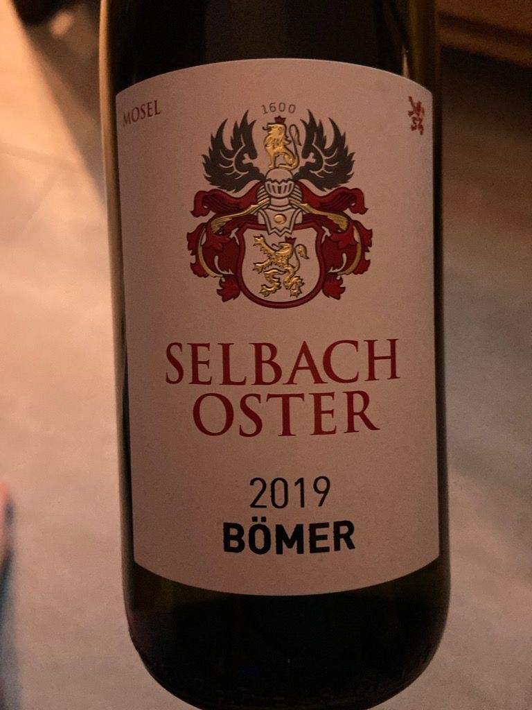 2019 Selbach-Oster Zeltinger Schlossberg Riesling Trocken Bömer ...