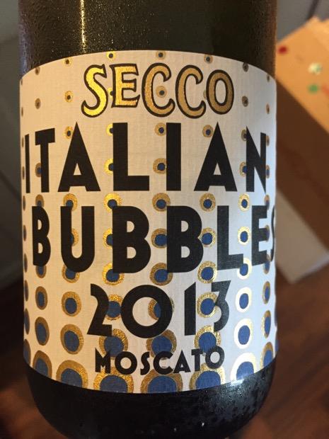 2013 Secco Italian Bubbles Sparkling Moscato, Italy - CellarTracker
