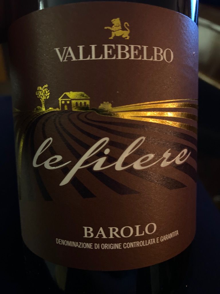 2016 Vallebelbo Barolo Le Filere, Italy, Piedmont, Langhe, Barolo ...