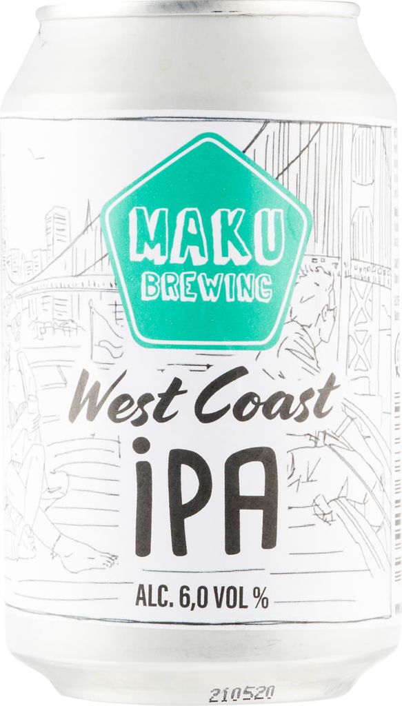 NV Maku Brewing West Coast IPA, Finland, Uusimaa, Tuusula - CellarTracker