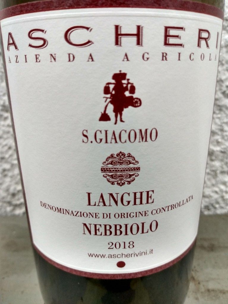 2022 Cantine Giacomo Ascheri Langhe Nebbiolo, Italy, Piedmont, Langhe ...