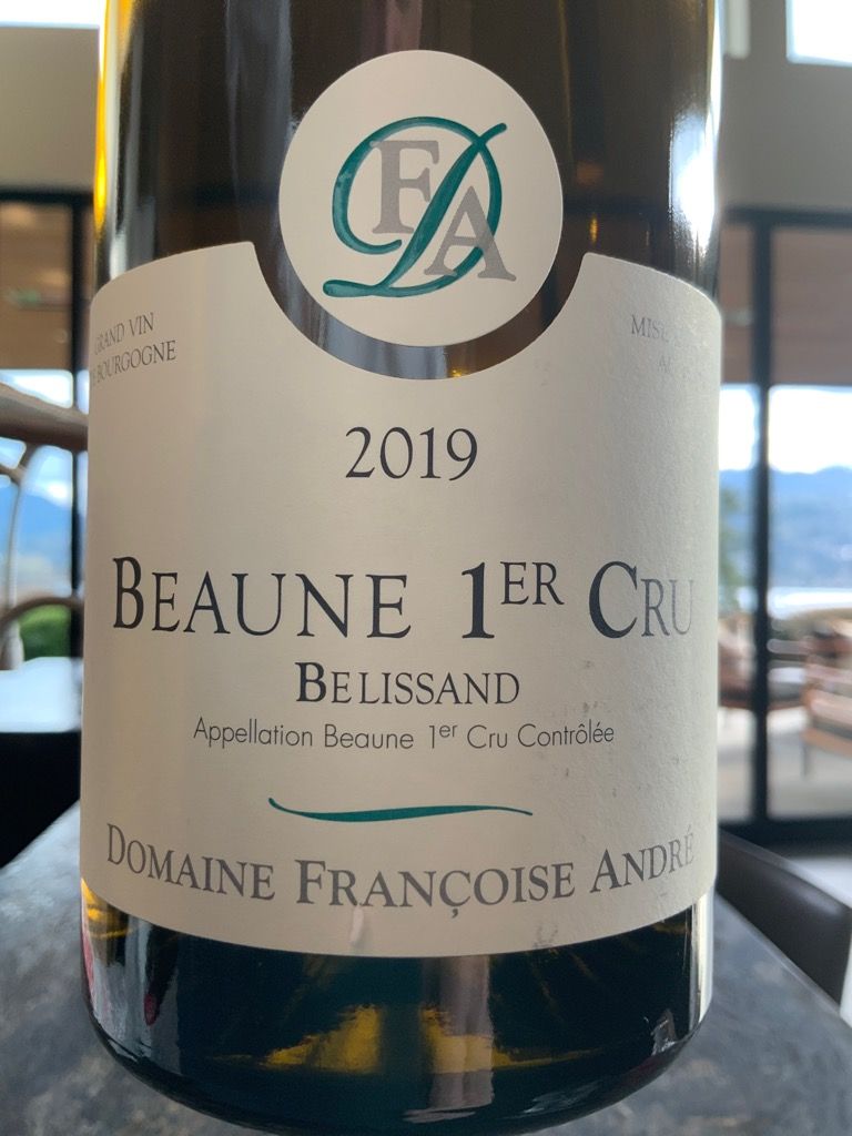 2018 Domaine Françoise André Beaune 1er Cru Bélissand Blanc, France ...