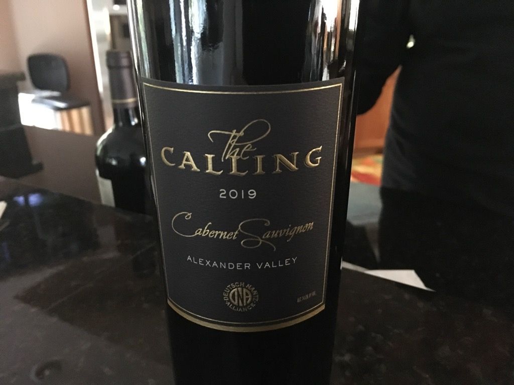 2019 The Calling Cabernet Sauvignon, USA, California, Sonoma County ...