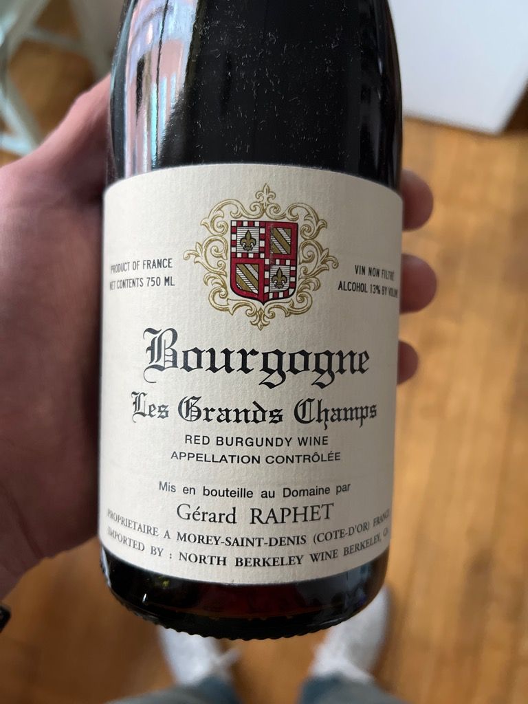 2020 Gérard Raphet Bourgogne, France, Burgundy, Bourgogne - CellarTracker