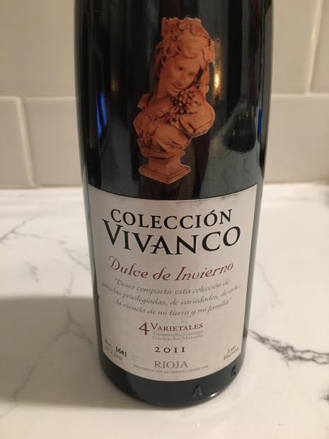 2011 Bodegas Vivanco Rioja Colección Vivanco 4 Varietales Dulce de ...