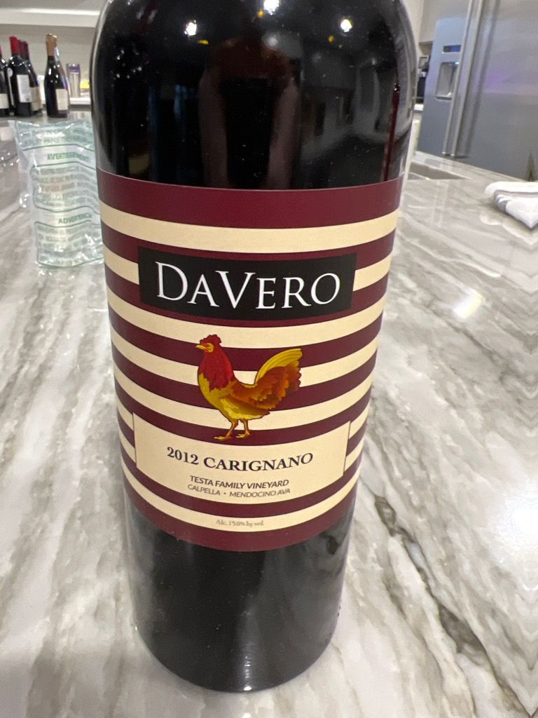 2012 DaVero Carignano Testa Family Vineyard, USA, California, North ...