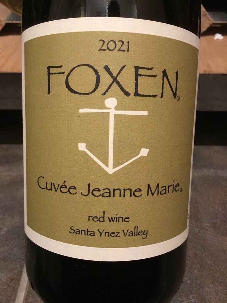 2021 Foxen Cuvée Jeanne Marie, USA, California, Central Coast, Santa ...