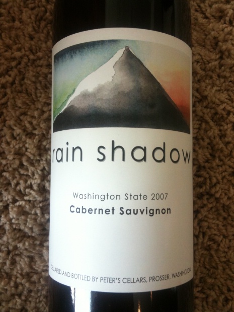 2007 Peter's Cellars Cabernet Sauvignon Rain Shadow, USA, Washington ...