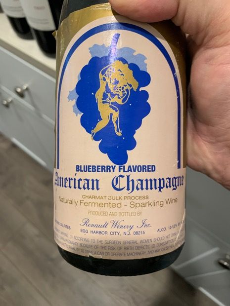 1989 Renault Winery Blueberry Champagne, USA, New Jersey - CellarTracker