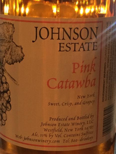 2015 Johnson Estate Catawba Pink Catawba, USA, New York, Lake Erie ...