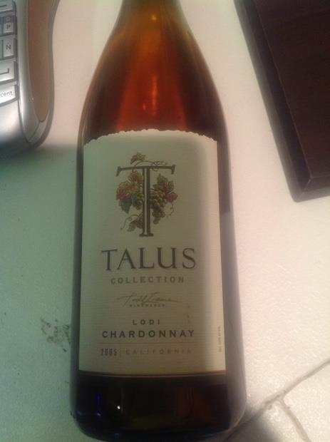 2009 Talus Chardonnay, USA, California, Central Valley, Lodi ...