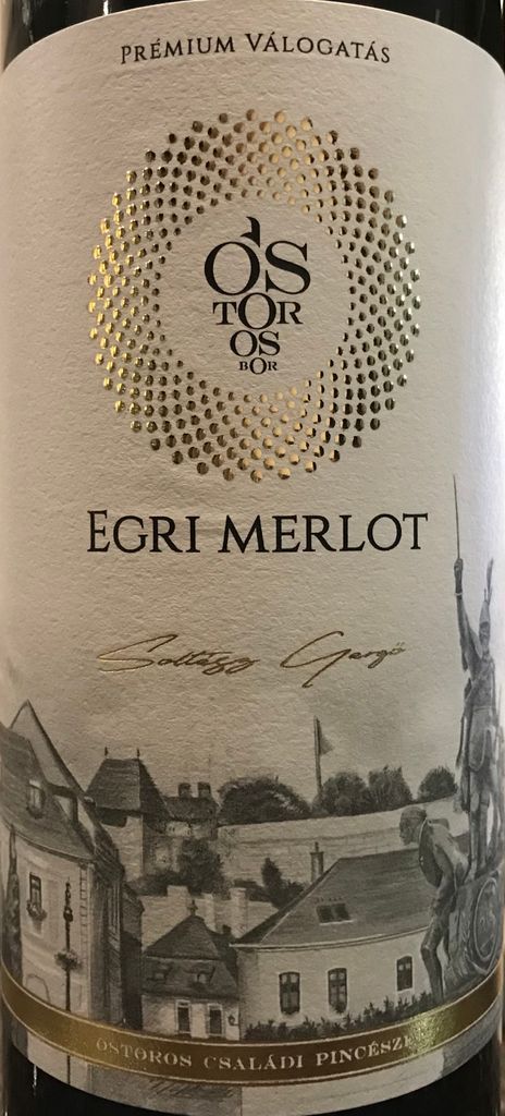 2020 Ostoros-Bor Eger Egri Merlot, Hungary, Felső-Magyarország, Eger ...
