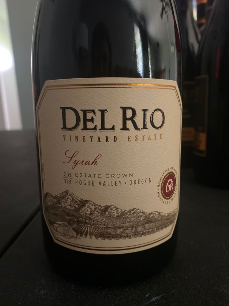 2018 Del Rio Vineyard Estate Syrah Del Rio Vineyard, USA, Oregon ...