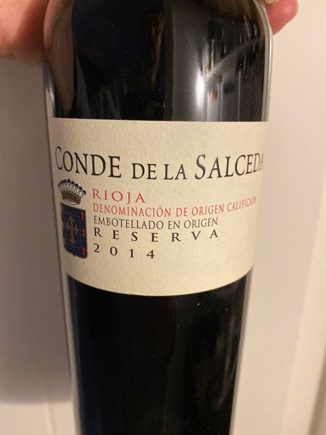 2014 Viña Salceda Rioja Conde de la Salceda Reserva, Spain, La Rioja ...