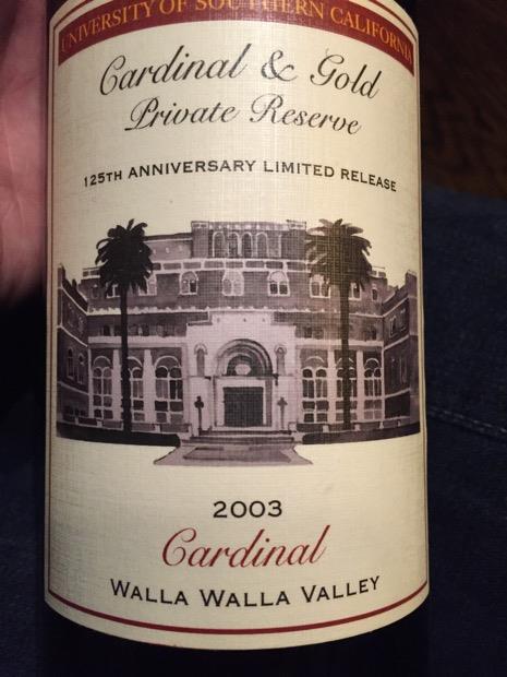 2005 Ash Hollow Cardinal & Gold Private Reserve Columbia Valley, USA ...