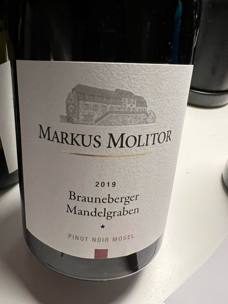2021 Markus Molitor Brauneberger Mandelgraben Pinot Noir * (Red Capsule), Germany, Mosel Saar ...