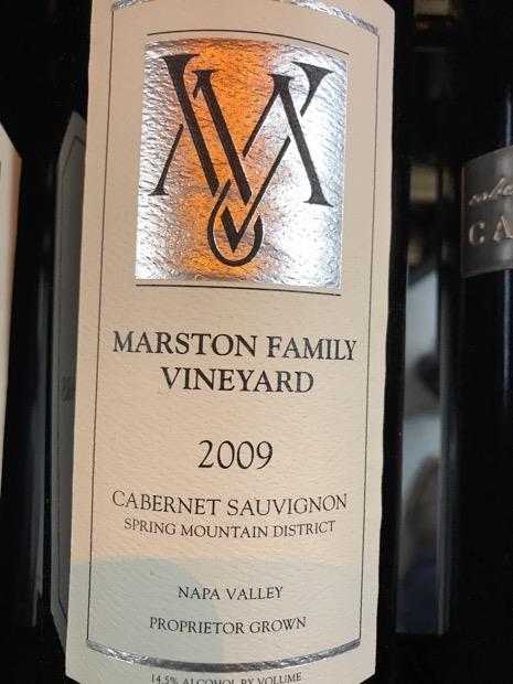 2009 Marston Family Vineyard Cabernet Sauvignon, USA, California, Napa ...
