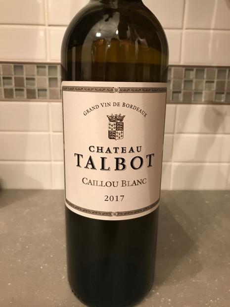2017 Château Talbot Caillou Blanc, France, Bordeaux - CellarTracker
