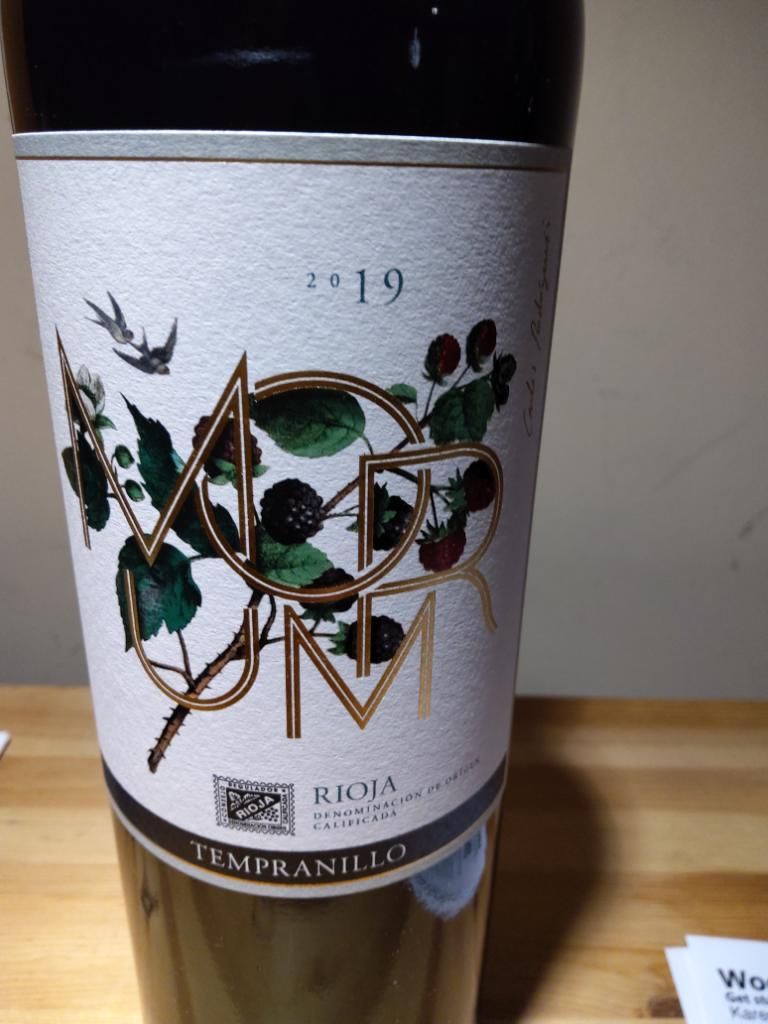 2018 Carlos Rodriguez Rioja Morum, Spain, La Rioja, Rioja - CellarTracker