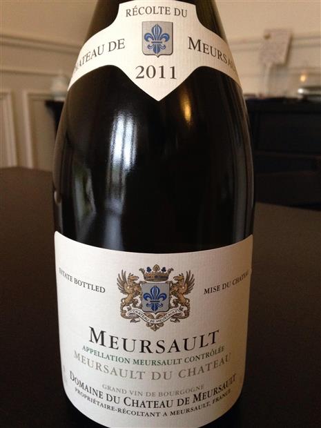 2011 Domaine du Château de Meursault Meursault, France, Burgundy, Côte ...