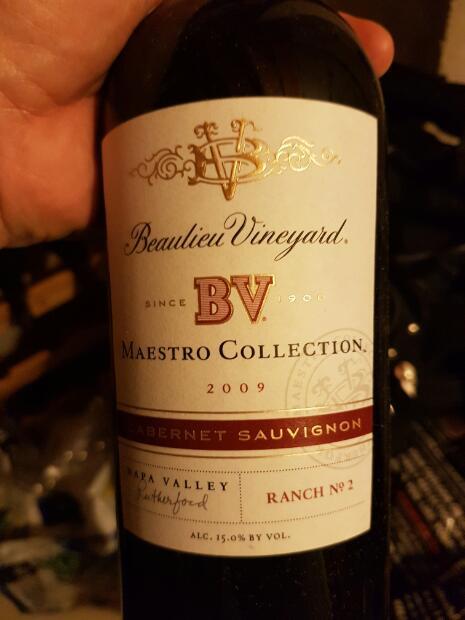 2011 Beaulieu Vineyard Zinfandel Maestro Collection Ranch No. 11, USA ...