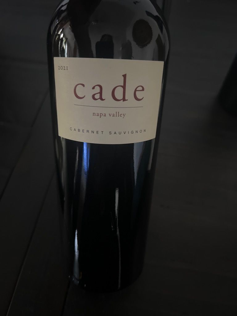 2021 Cade Cabernet Sauvignon, USA, California, Napa Valley - CellarTracker