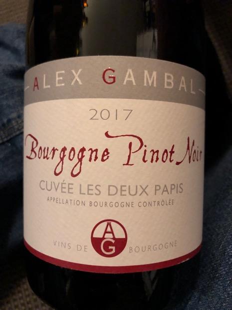 2017 Maison Alex Gambal Bourgogne Cuvée Les Deux Papis, France ...