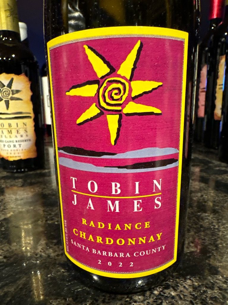 2022 Tobin James Chardonnay Radiance, USA, California, Central Coast ...
