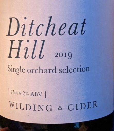 2019 Wilding Cider Ditcheat Hill, Single Orchard Selection Cider ...