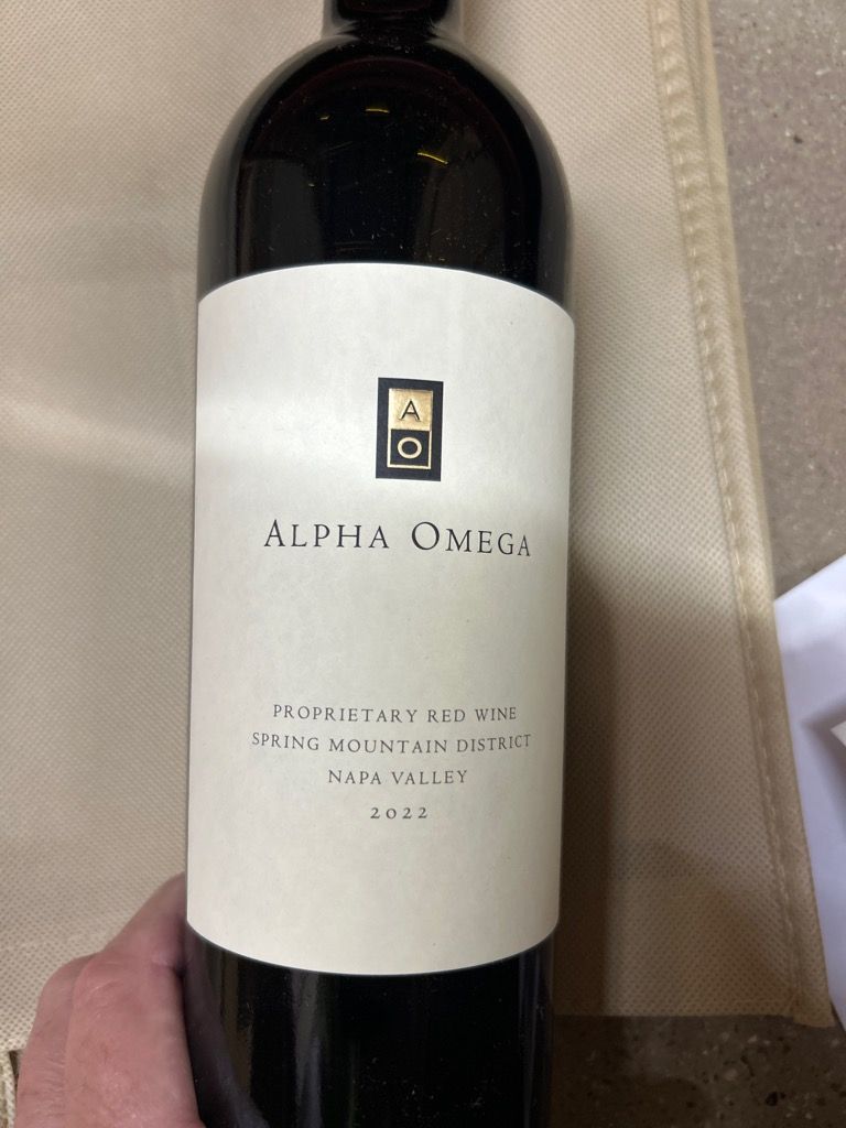 2022 Alpha Omega Cabernet Sauvignon Spring Mountain District, USA ...