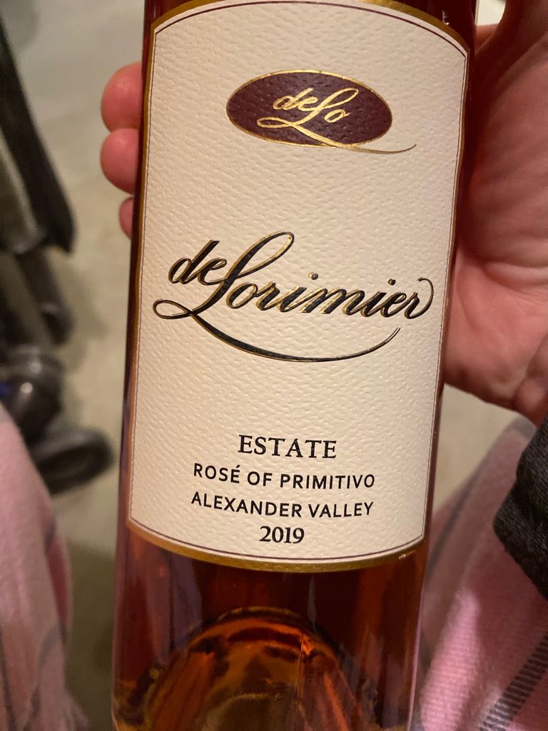 2020 deLorimier Primitivo Rosé of Primitivo, USA, California, Sonoma ...