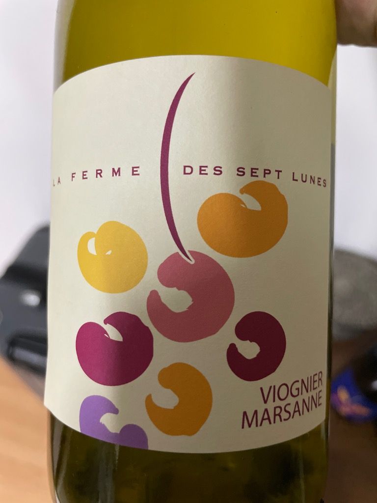 2021 La Ferme des Sept Lunes Viognier-Roussanne, France, Rhône ...