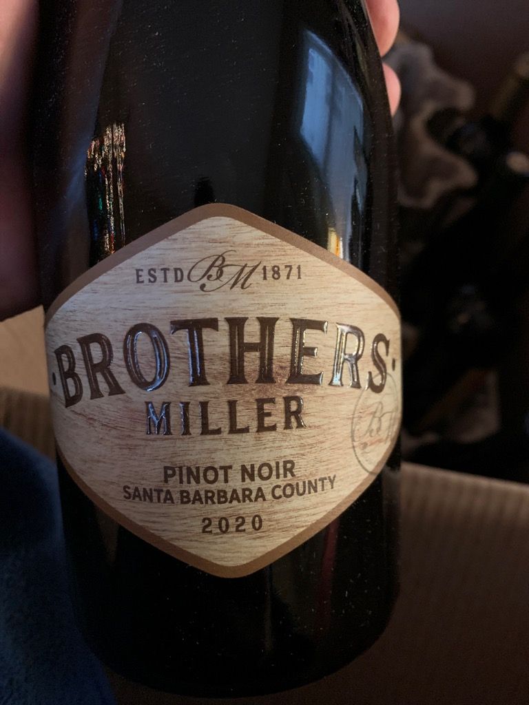 2020 Brothers Miller Highlands Red, USA, California, Central Coast ...