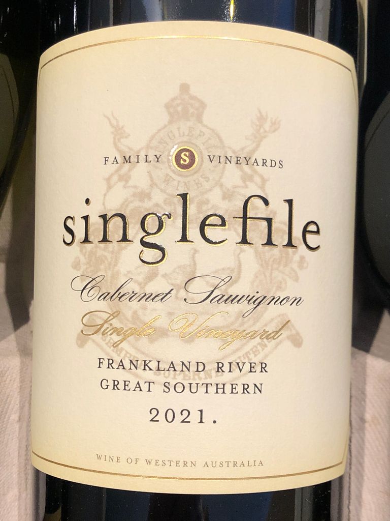 2023 Singlefile Estate Cabernet Sauvignon Single Vineyard, Australia ...