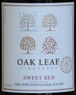 NV Oak Leaf Vineyards Sweet Red, USA, California - CellarTracker
