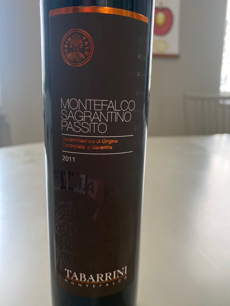 2013 Tabarrini Montefalco Sagrantino Passito, Italy, Umbria, Montefalco, Montefalco Sagrantino ...