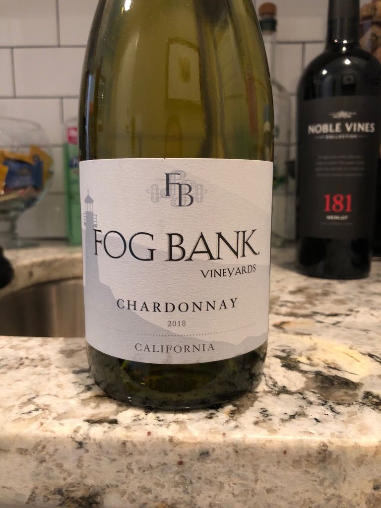 2020 Fog Bank Vineyards Chardonnay, USA, California, Central Coast ...
