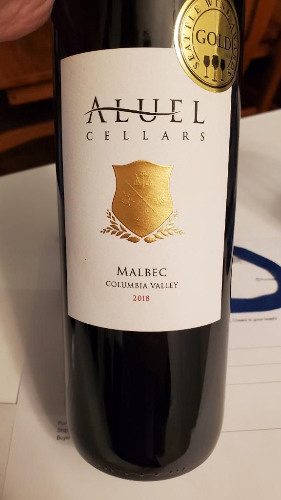 2018 Aluel Cellars Malbec, USA, Washington, Columbia Valley - CellarTracker